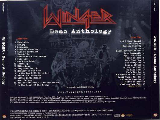 AOR Night Drive: Winger - Demo Anthology (2007)